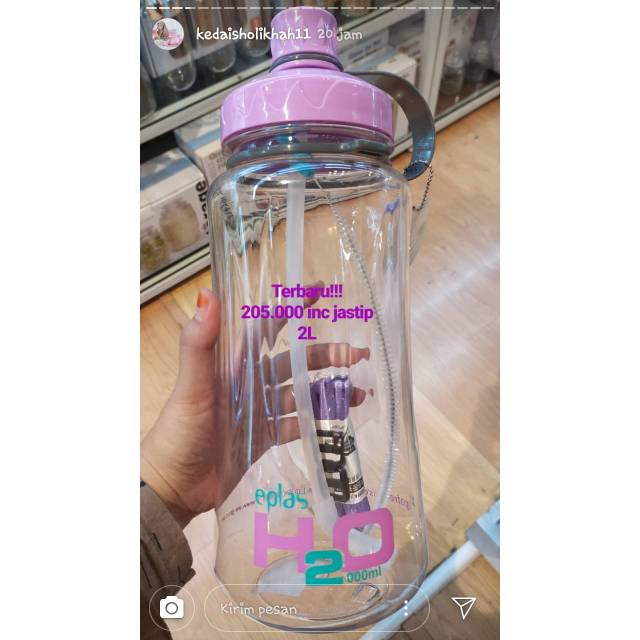 2000ml Original Drinking Bottle 100% | Shopee Philippines