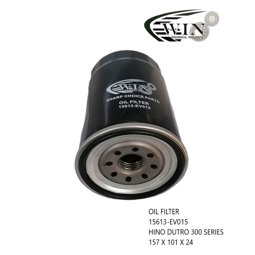 OIL FILTER HINO DUTRO 300 SERIES 157X101X24 Replacement part no:(15613 ...