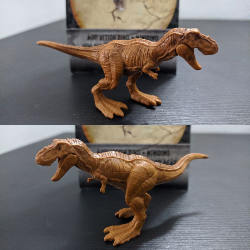 Mattel Jurassic World Mini Action Dinosaur Dino Rivals: Tyrannosaurus ...