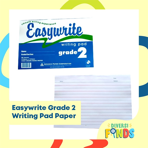 1 pcAdvance Easywrite-Grade 1-4/VECO INTERMEDIATE PAD - 80 Leaves ...