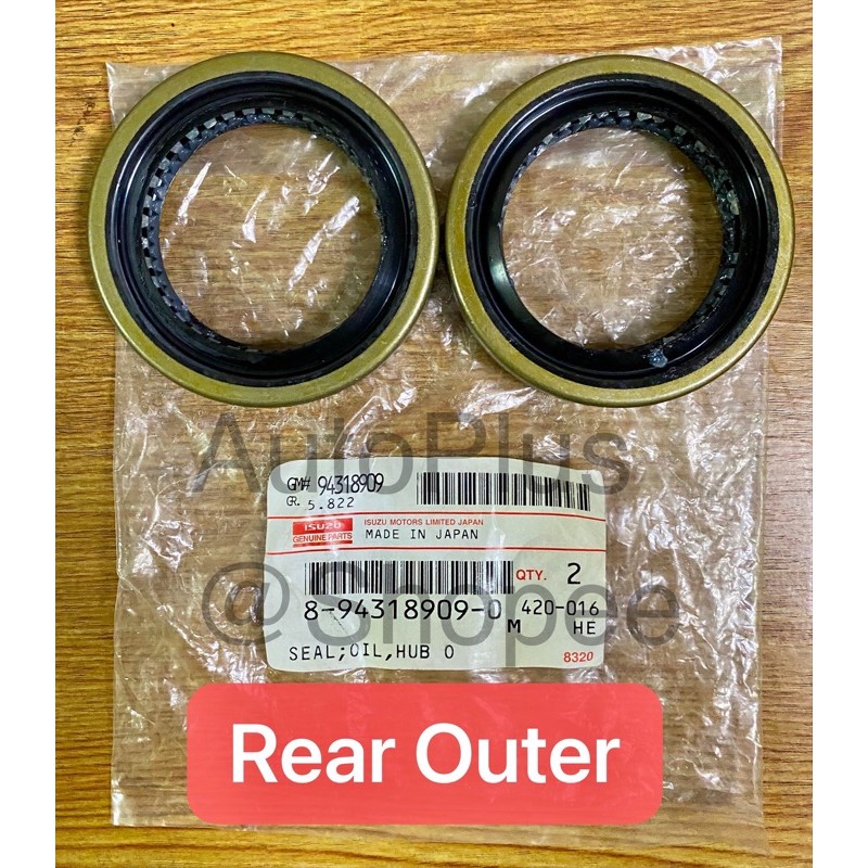 Front & Rear Hub Oil Seal (2pcs each) (4x2): Crosswind, TFR, Fuego ...