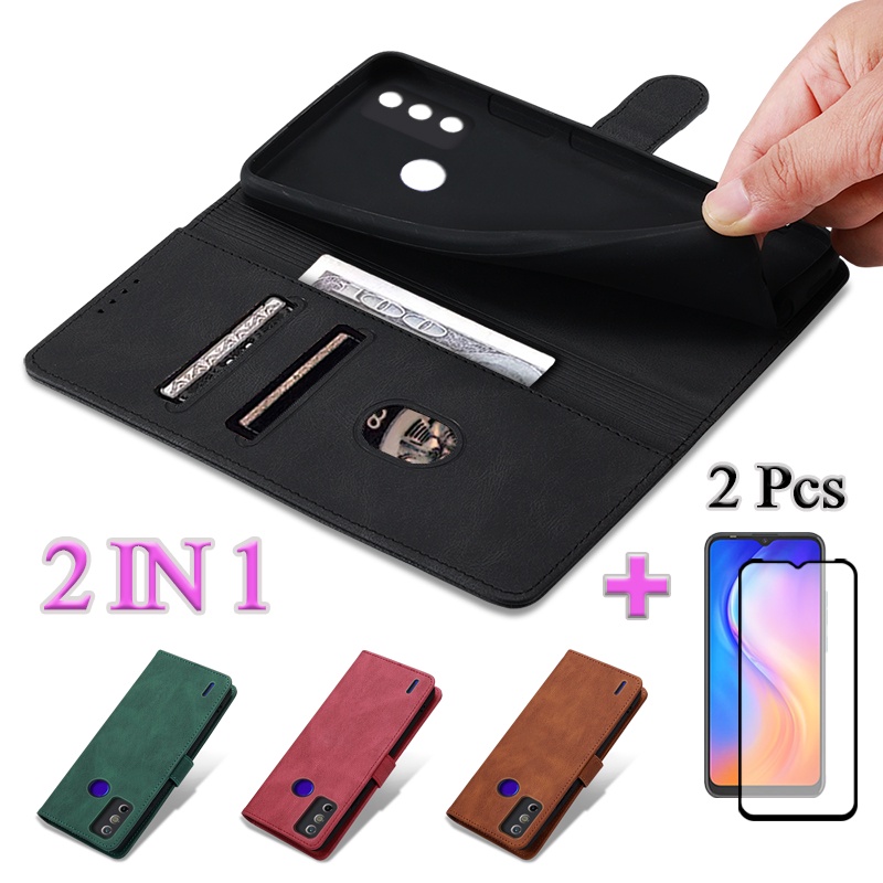 2 IN 1 Tecno Spark 6 Go KE5j KE5k Painted Case Soft Silicone Case With ...