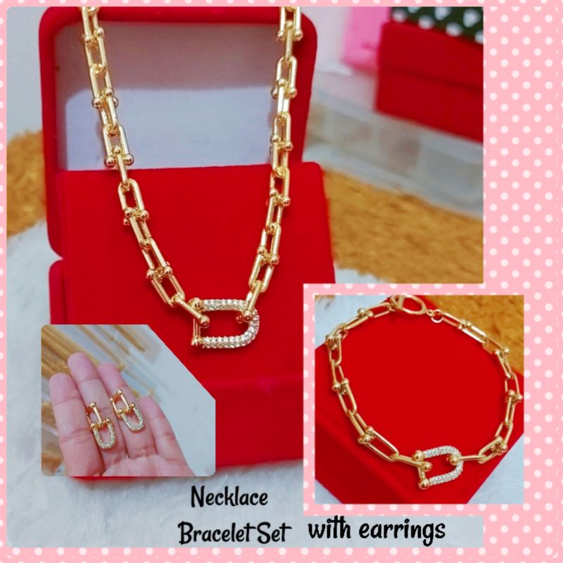 10k Pure Gold Tiffany Set / 10k Pure Gold Set Jewelry ( Guaranteed Non ...