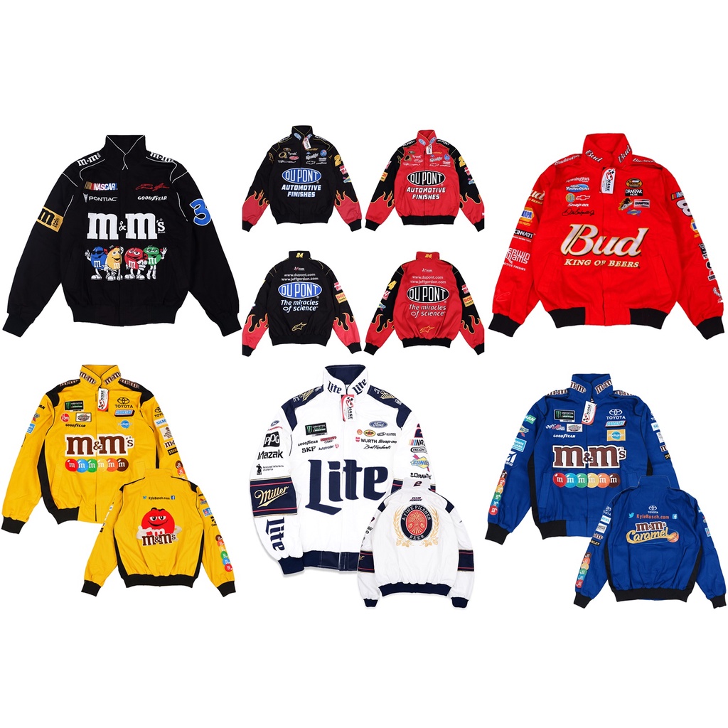 Nascar JACKET VINTAGE RACING JEFF GORDON CHASE AUTHENTICS ORIGINAL FULL ...