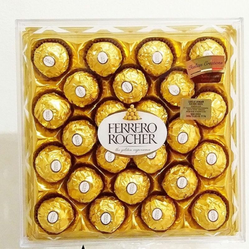 Ferrero ROCHER T24 (Contains 24PCS) Chocolate / FERRERO T24 / FERRERO ...