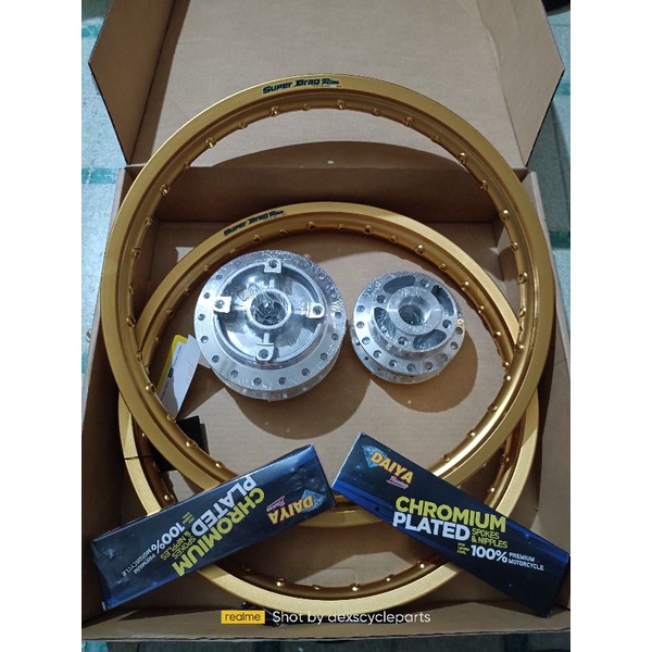 RIM SET FOR SNIPER MX 135 SUPER DRAG RIM (THAILAND) | Shopee Philippines