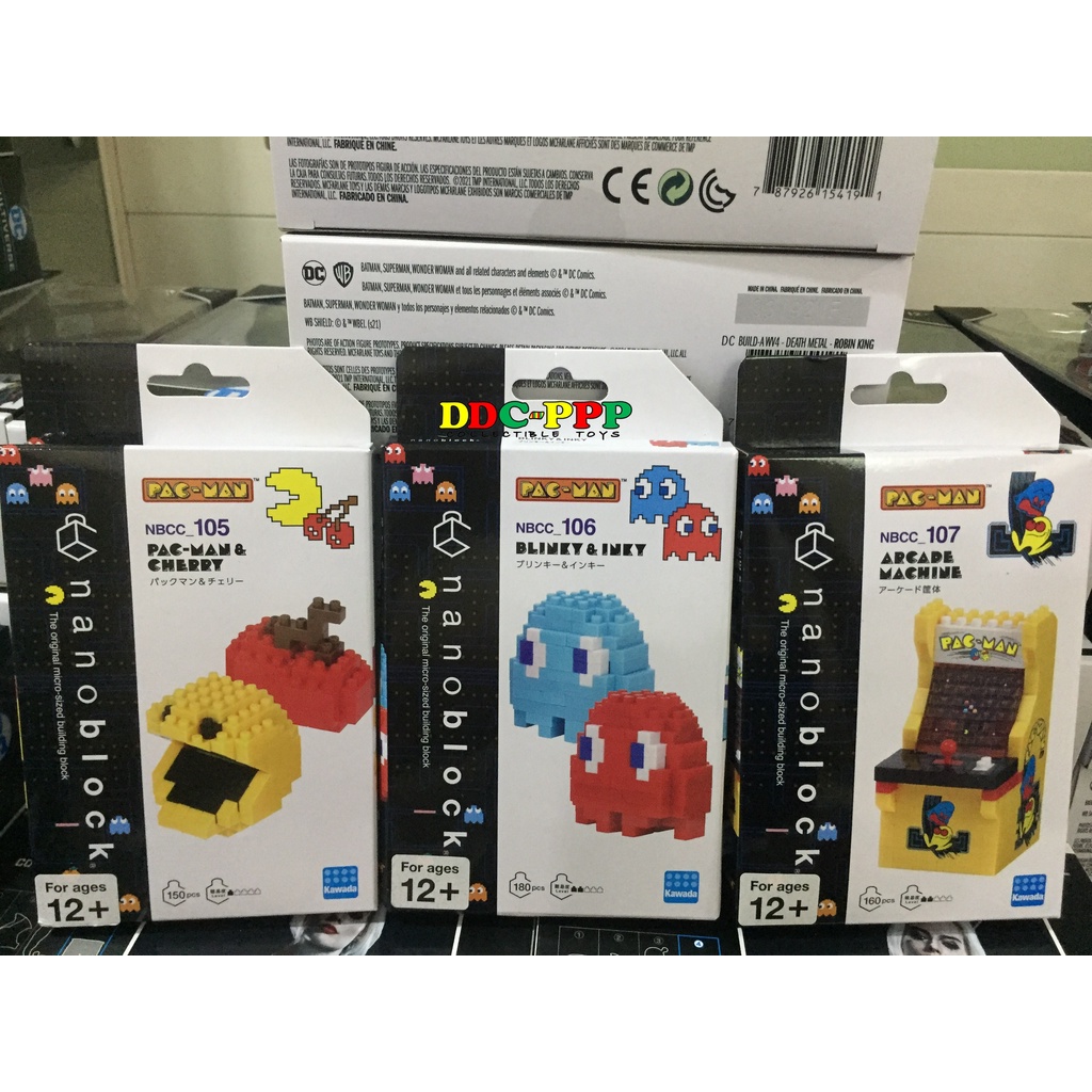 PAC-MAN SET Nanoblock Character Collection Series (SEALED) | Shopee ...