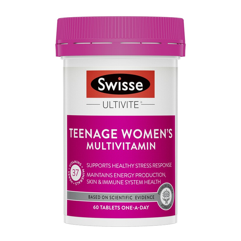 Swisse Youth Vitamin Tablets 13-17 years old girl multi-multiplex ...