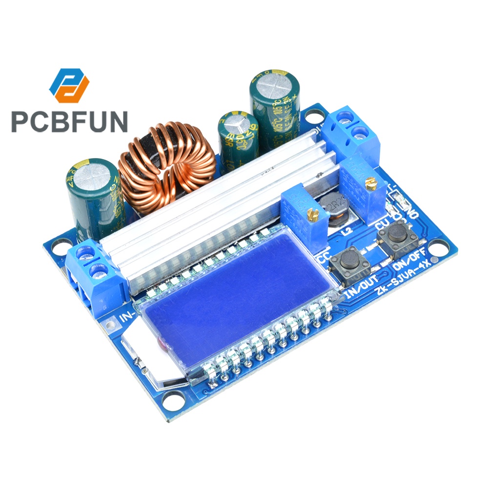 Pcbfun Dc 5.5-30V To 0.5-30V 35W Cc Cv Buck Boost Step Up/Down Lcd ...