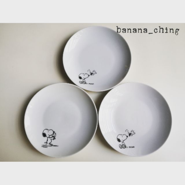 Snoopy Plate Snoopy Plate Snoopy Round Plate 16cm | Shopee Philippines