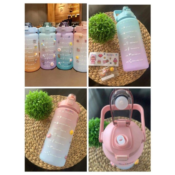 Ori 100% Gradation Bottle Handle VIRAL Box 2 LITER FREE STICKER / BPA ...