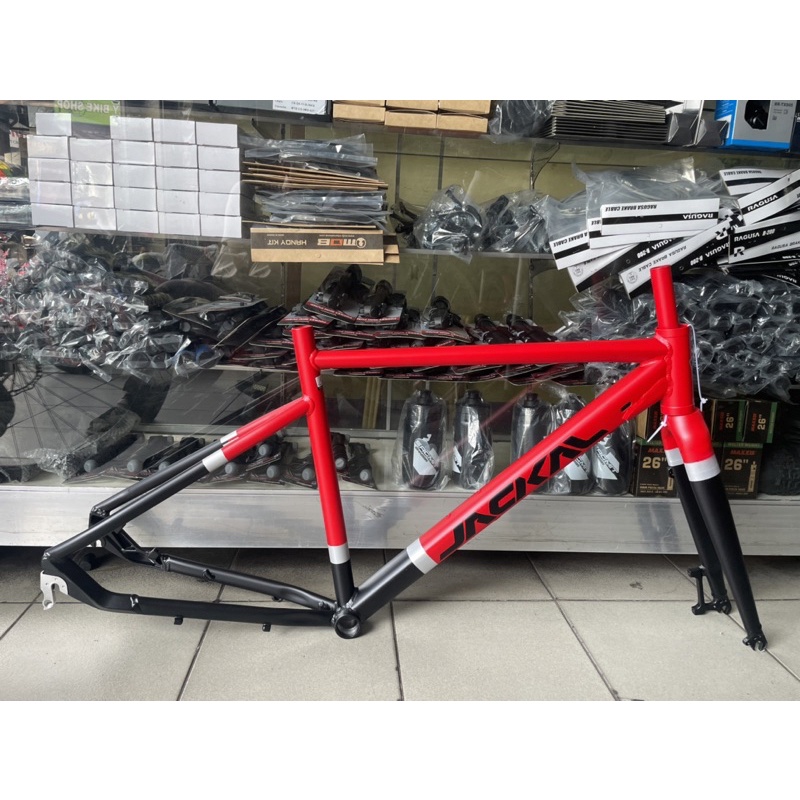 Jackal Gravel Frame with fork 700c disc brake | Shopee Philippines