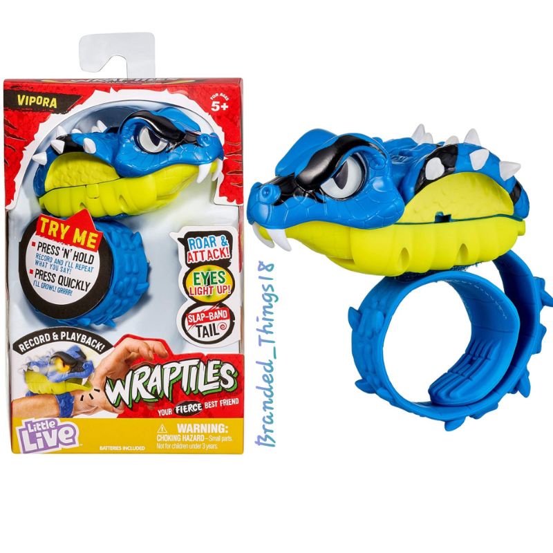 Wraptiles vipora lizzagon dragon bracelet lizard sound on | Shopee ...