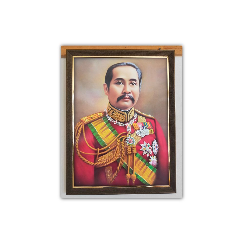 Auspicious Picture Frame King Rama 5 Red Series With Pictures Worship ...