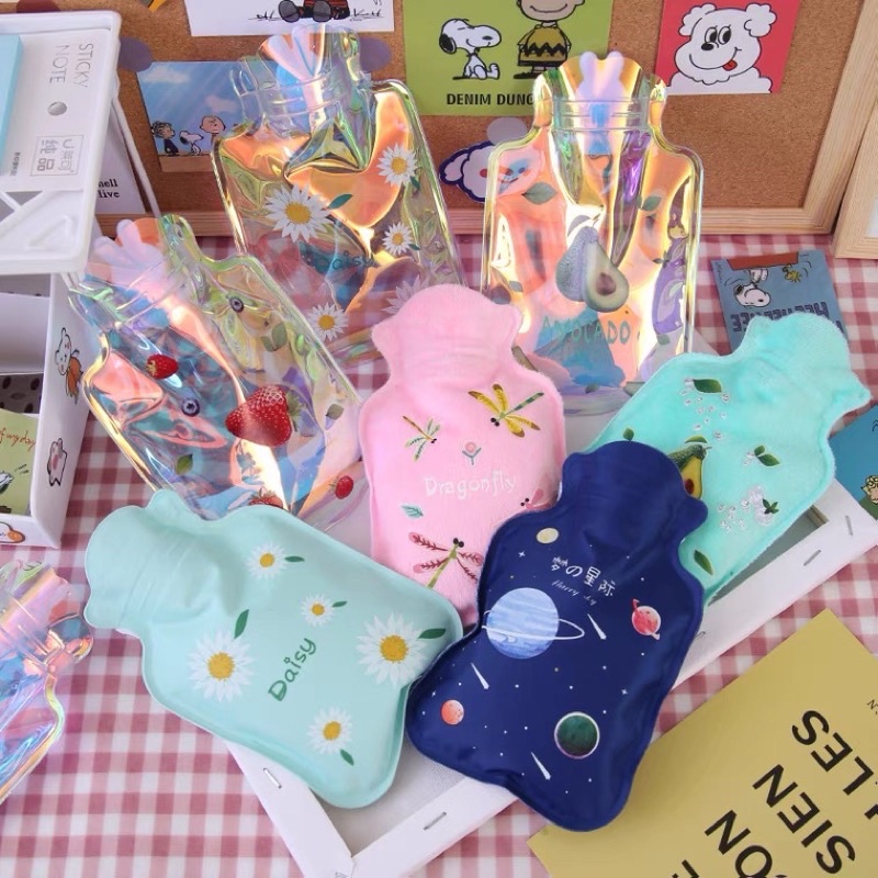 Mini Hot & Cold Water Bag Cute Cartoon heating pad Hot & Cold compress ...