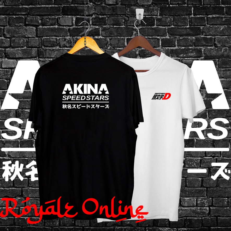 Akina Speedstars Initial D Anime Shirt Vinyl Front And Back Print ...