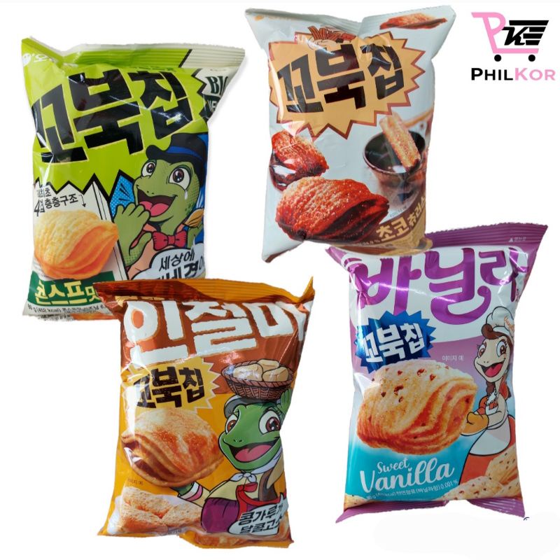 Orion KKOBUK (TURTLE SHELL-SHAPED) CHIPS CORN | Shopee Philippines
