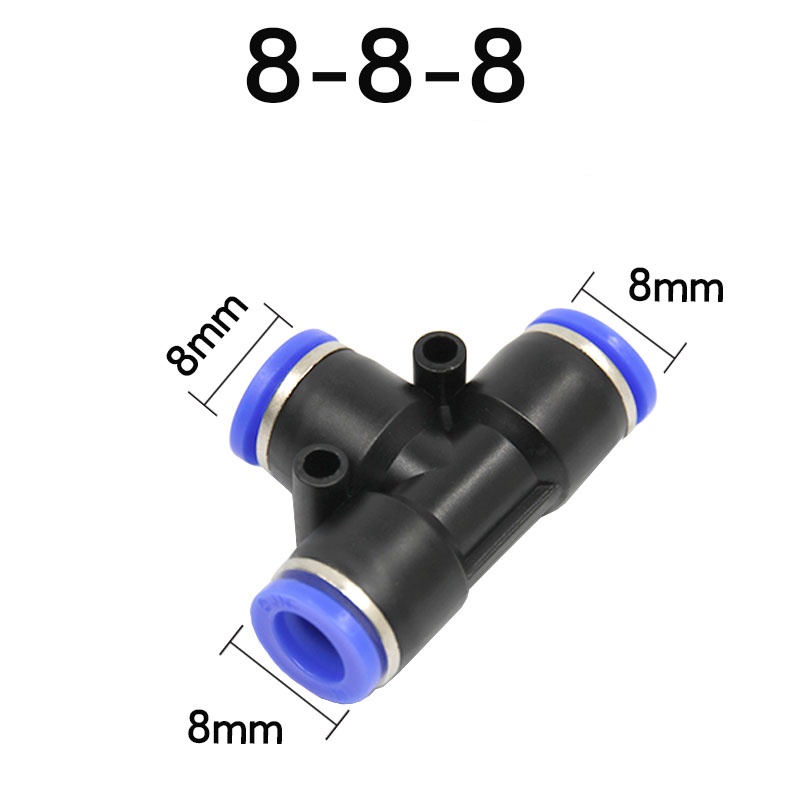 10Pcs Dental T-type connector plastic quick connector straight through ...