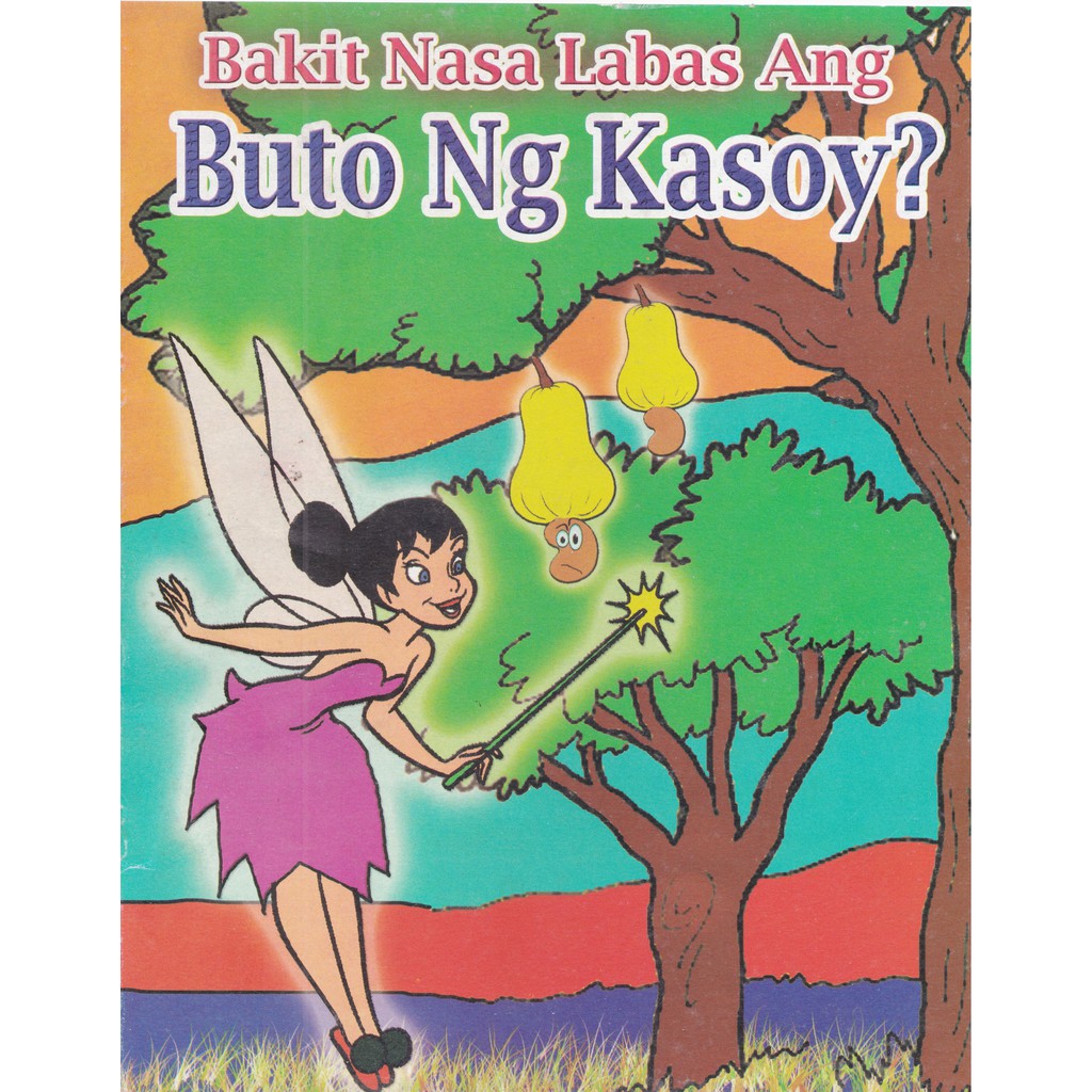 Story Book / Coloring Book English Tagalog ( Bakit nasa labas ang buto ...