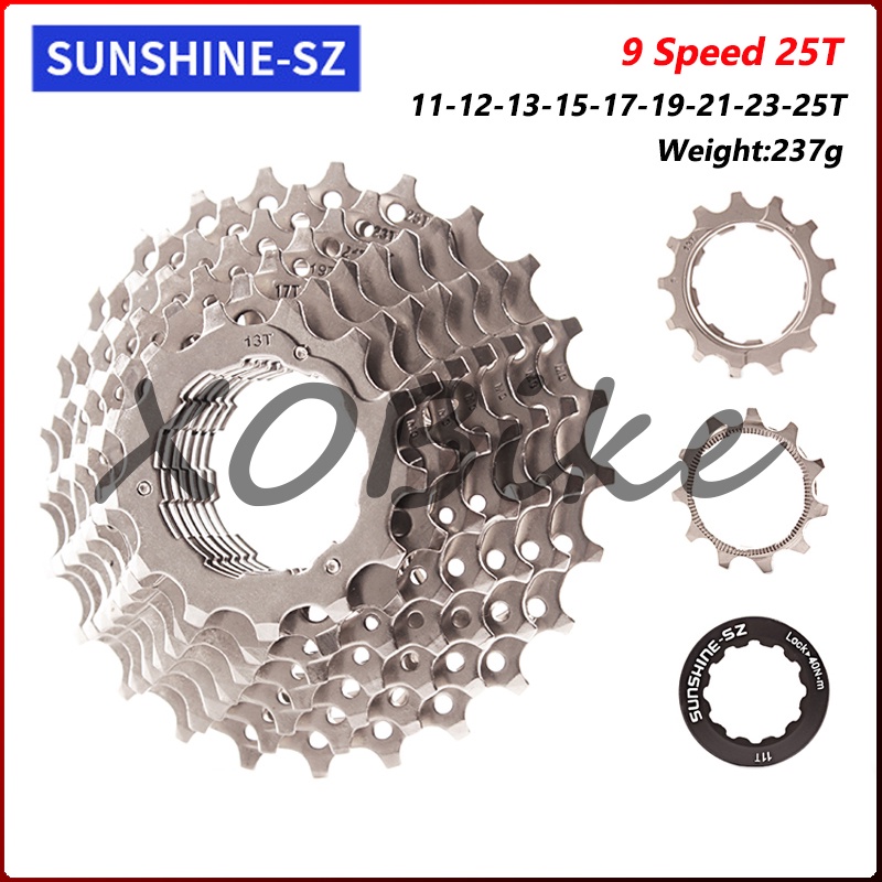 Sunshine Road Bike 8S/9S/10S/11S Cassette 9Speed 10Speed Cogs Roadbike ...