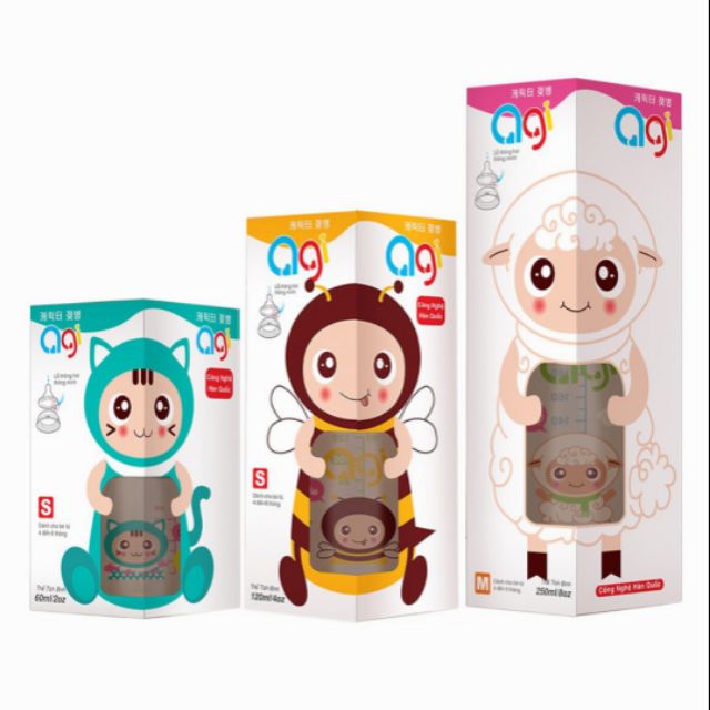 Agi Premium Milk Bottles (60ml, 120ml and 250ml) | Shopee Philippines
