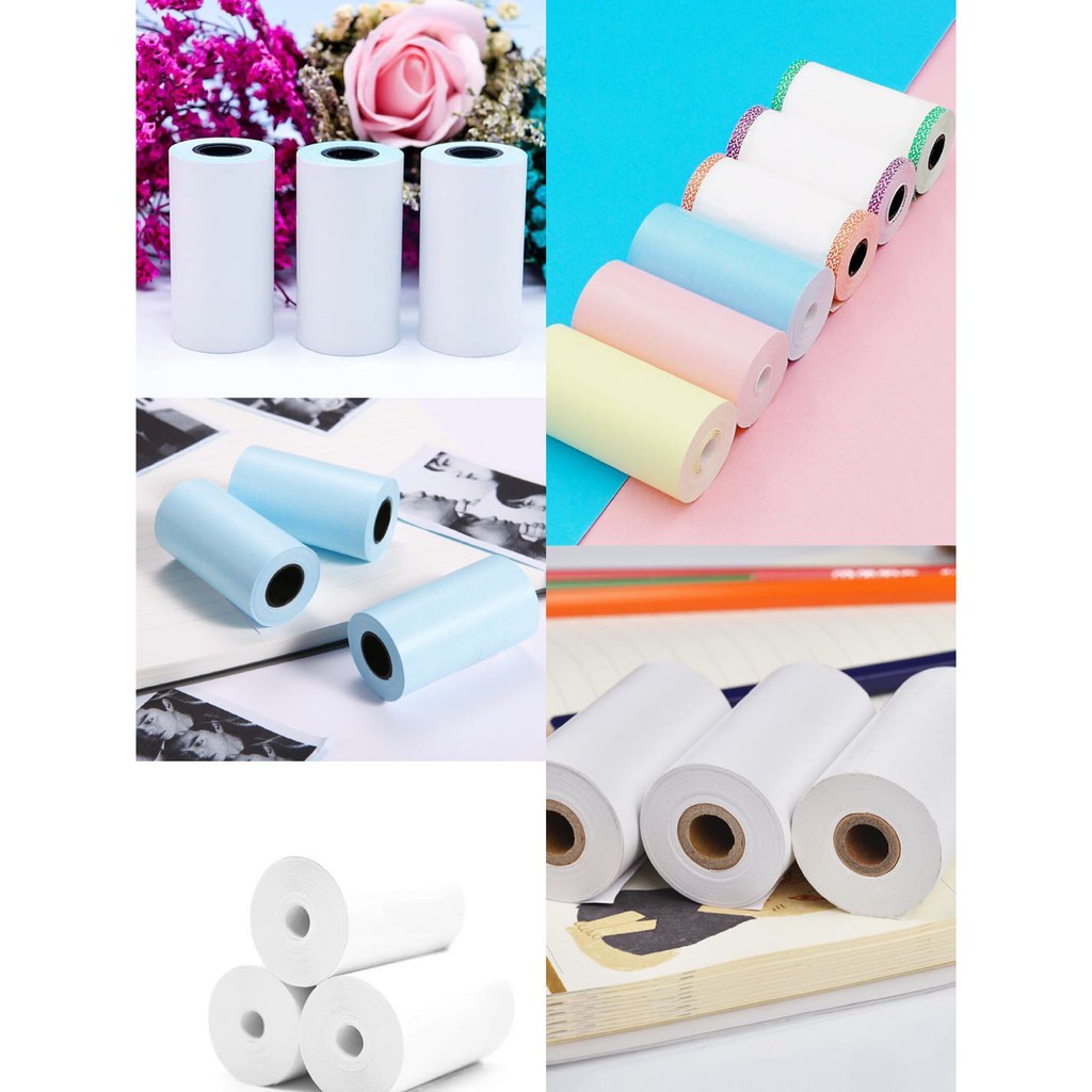 3/6 rolls Bundle Option Paper for Paperang Peripage Memobird Thermal ...