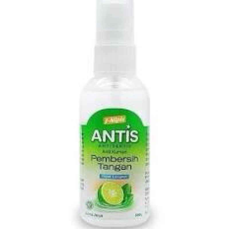 Antis Hand Sanitizer Lime Spray Bottle 55 ml | Shopee Philippines