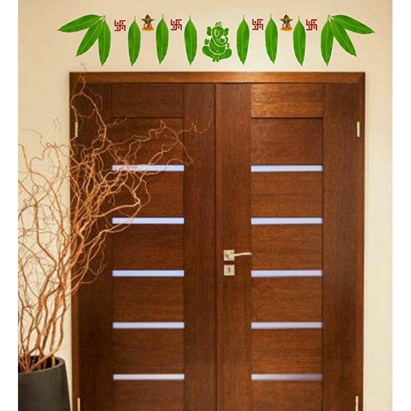 Decorative Door Hanging Artificial Mango Leaves Door Thoran/Thoranam ...