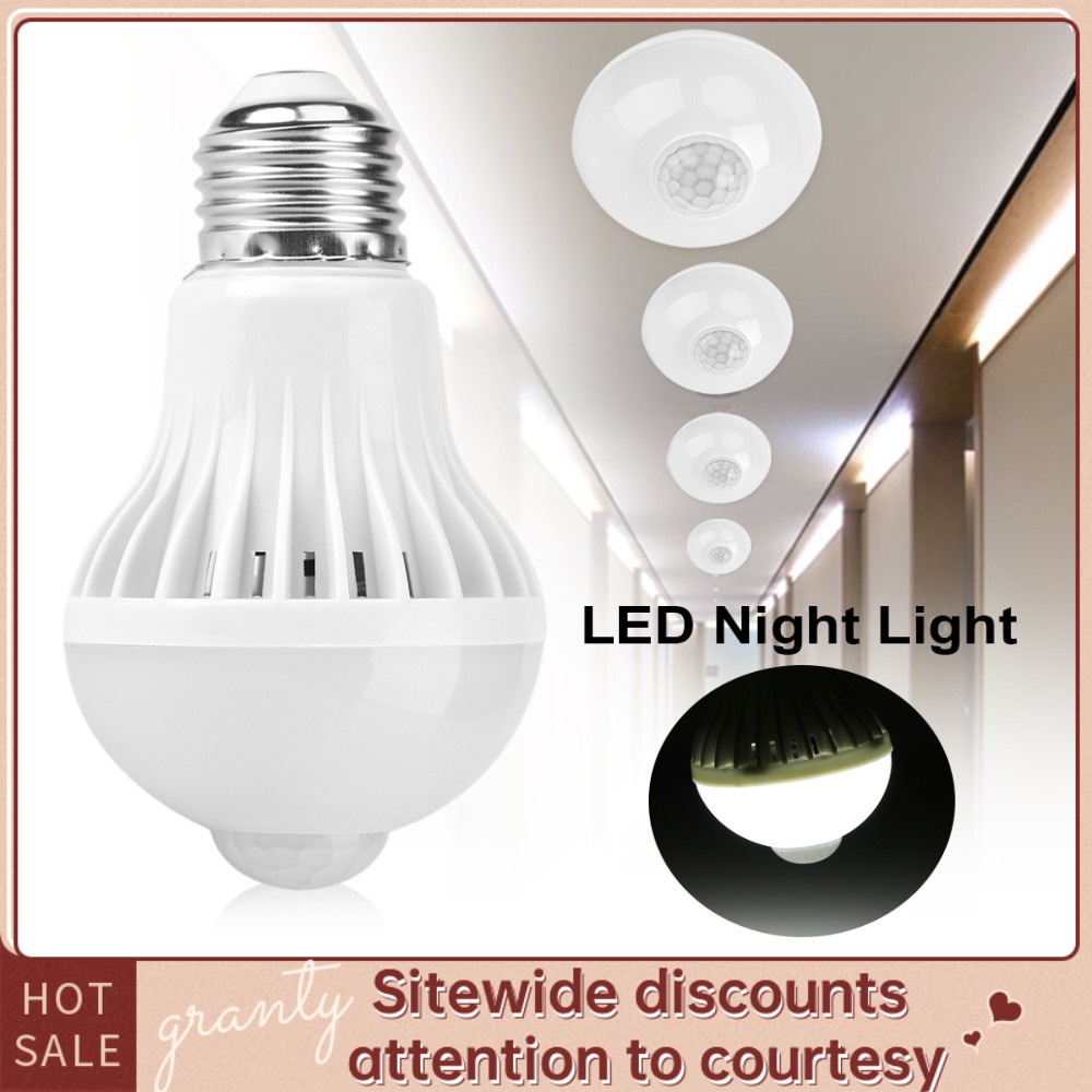 【Ready】Intelligent Light LED Lamp Bulb Detection Infrared Sensor ...