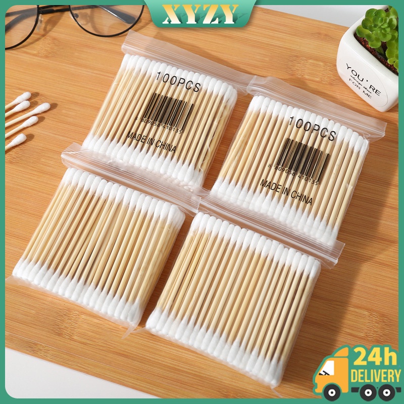 Disposable Sanitary Cotton Swab Soft Bag Double-Ended Cotton Swab ...