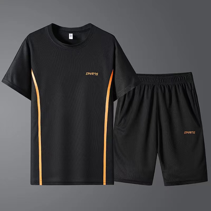 SIMPLE 5033 set Korean fashion trend Terno T-shirt + shorts unisex size ...