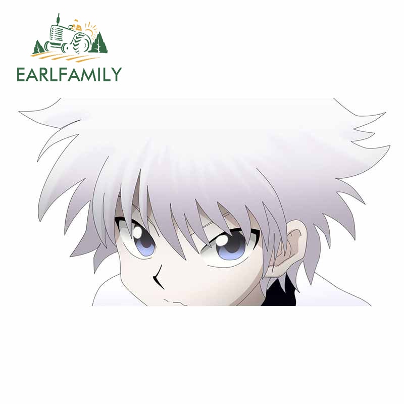 EARLFAMILY 13cm x 7.1cm Cool Car Stickers Decals HUNTER x HUNTER Killua ...