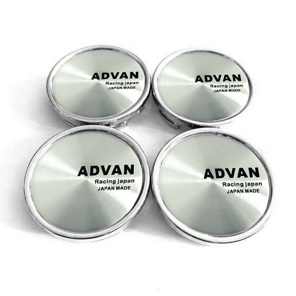 4pcs ADVAN RACING wheel center cap 58mm dust proof hood cover plastic ...