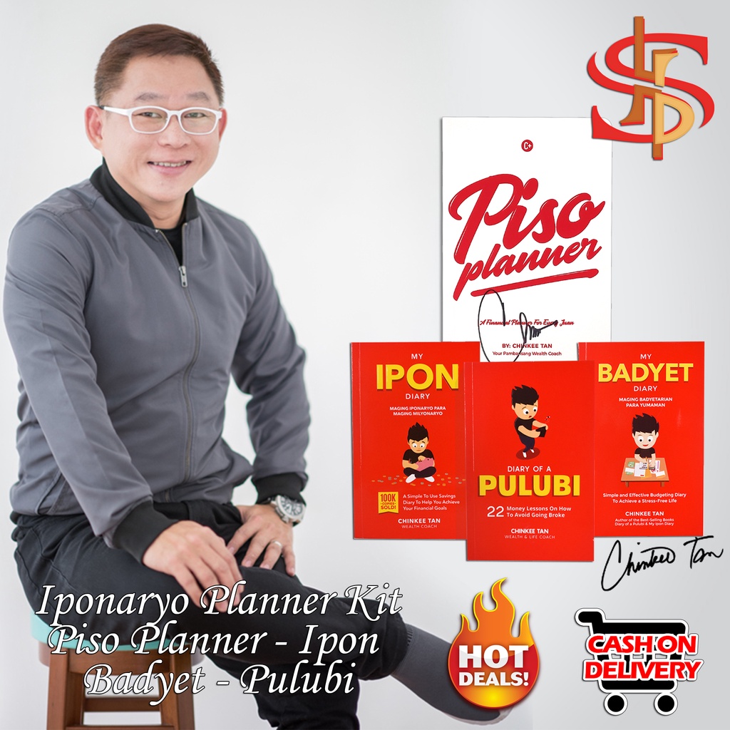 Iponaryo Planner Kit by Chinkee Tan (Pulubi - Ipon - Badyet - Piso Planner) | Shopee Philippines