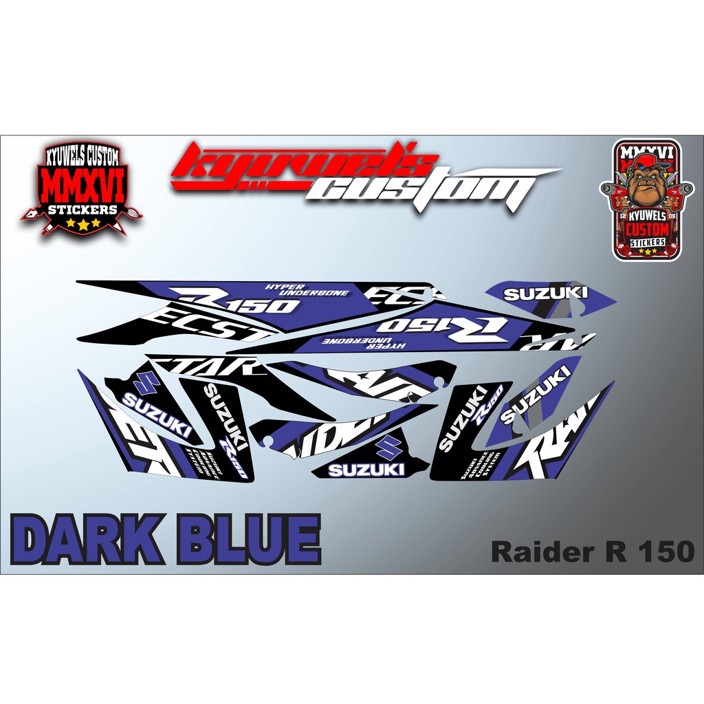 SUZUKI RAIDER R 150 DECAL STICKER | Shopee Philippines
