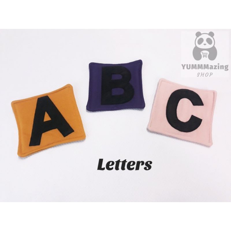Fabric flash cards Alphabet Letters ABC Educational | Shopee Philippines