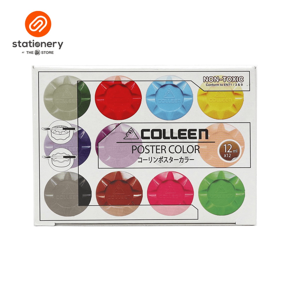Colleen Poster Colors 12ml 12 Colors | Shopee Philippines