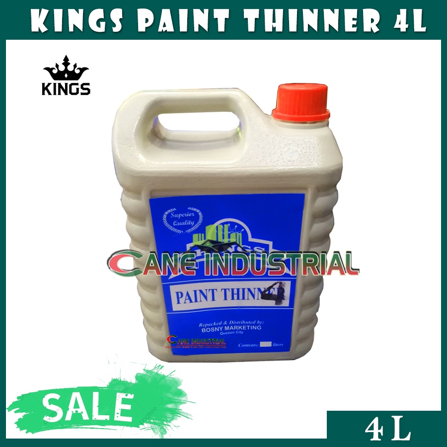 King Paint Thinner 4L | Shopee Philippines