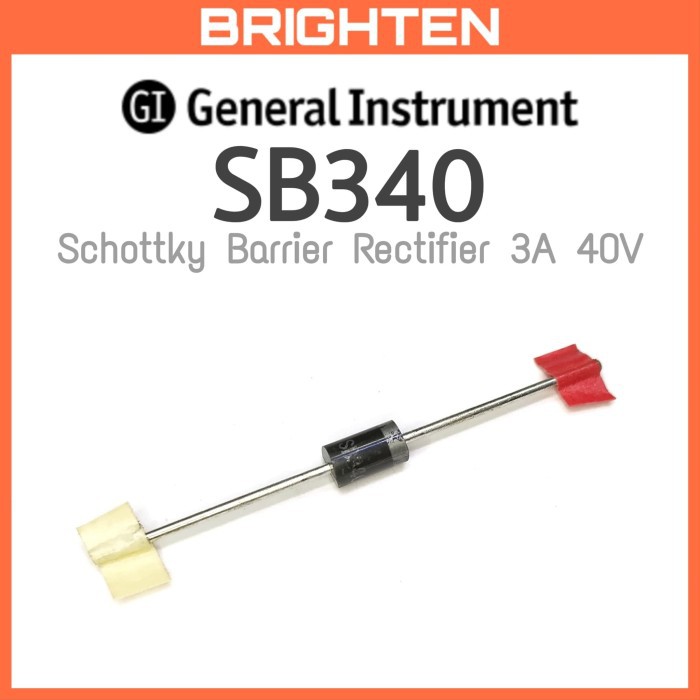 Gi Schottky Barrier Rectifier SB340 Schottky Diode 3A 40V | Shopee ...