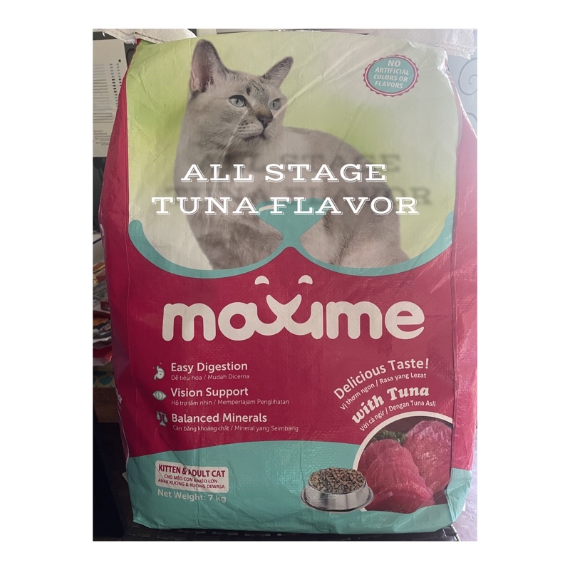 DEXIE,KITTY DIET, MAXIME CAT FOOD TUNA FLAVOR 7KGS | Shopee Philippines