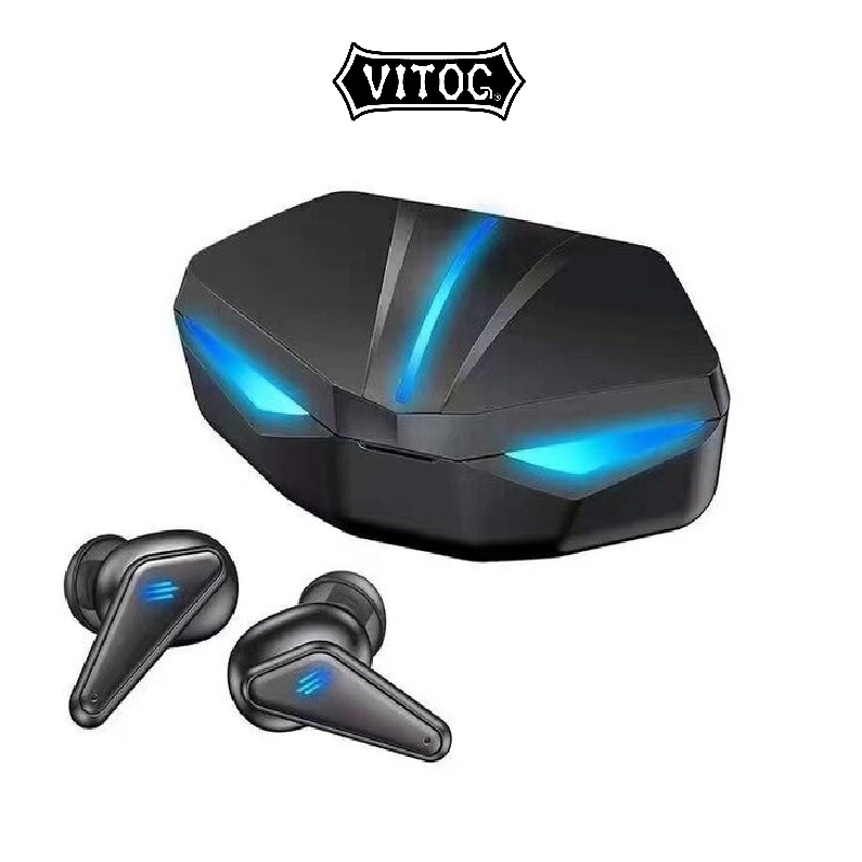 Vitog K55 Gaming 5.1 Wireless Headphones 0.065s Low Latency TWS ...
