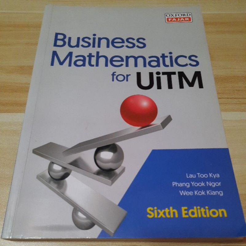 Business Mathematics for UiTM (Sixth Edition) | Shopee Philippines