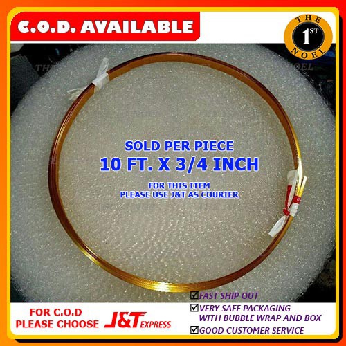 ALUMINUM COUNTER NOSING / EDGING BLACK /GOLD 10ft (3M) x 3/4 inch ...