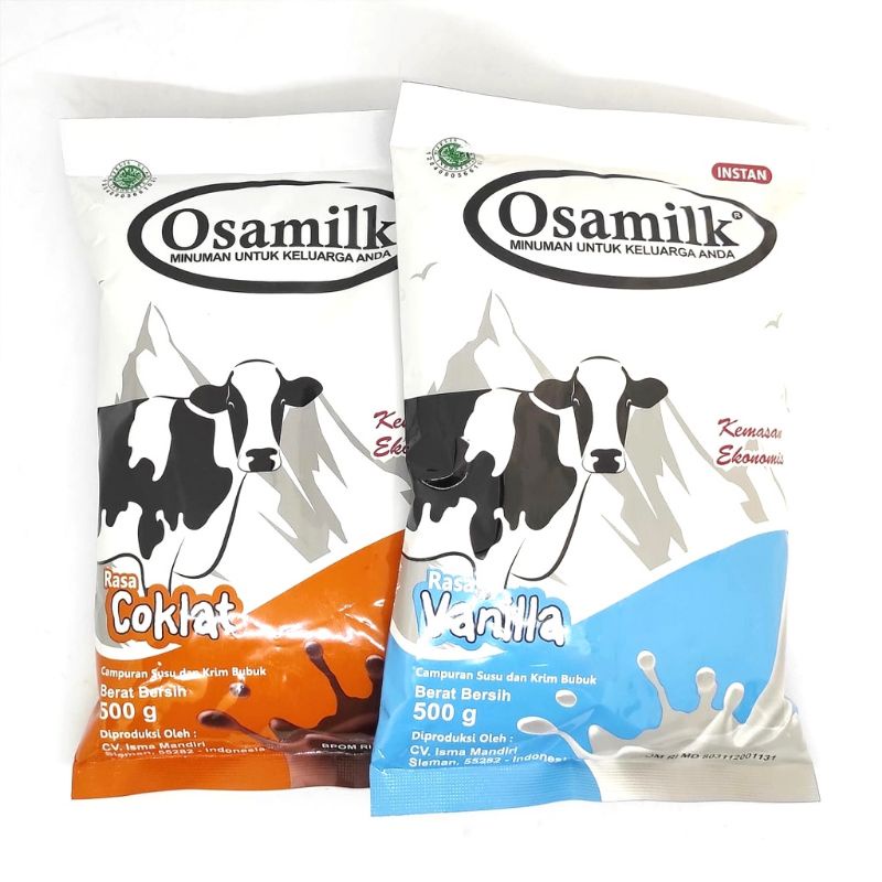 Osamilk Natural Fat Milk/500Gram Quality Weight Gain Milk | Shopee ...