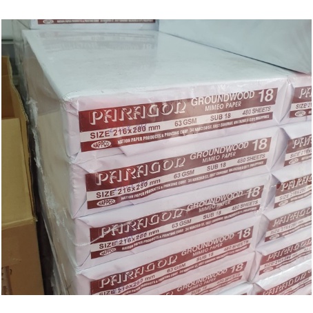 Groundwood Mimeo Paragon Long/Short by ream | Shopee Philippines