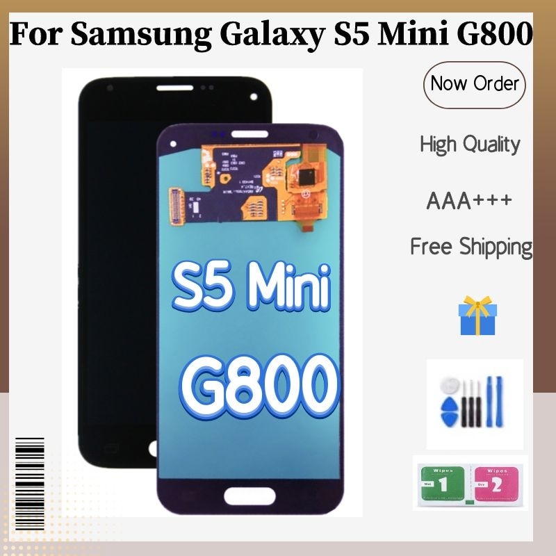 Original 100% New AMOLED Display S5 Mini LCD for Samsung Galaxy S5 Mini ...
