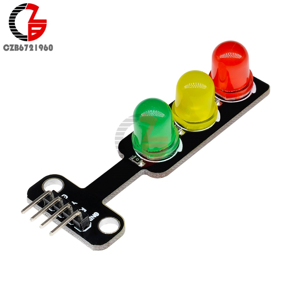 Preorder Mini 5v Traffic Light Led Display Module For Arduino Red Yellow Green 5mm Led Rgb 