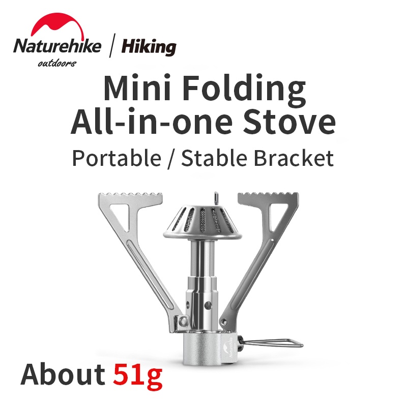 Naturehike 51g Ultralight Mini Folding Stove Head Portable Outdoor All ...