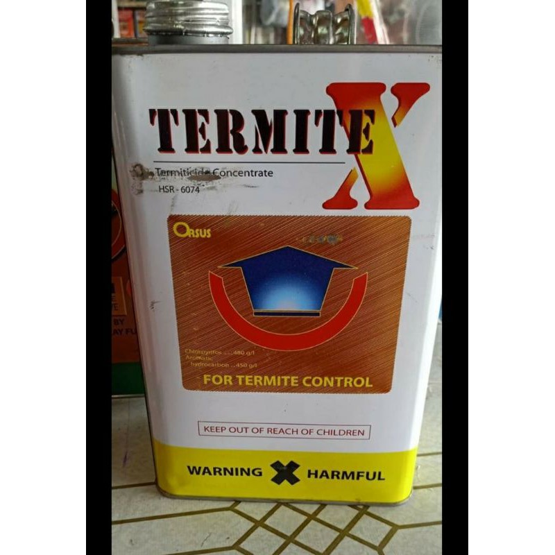 Termite x Gallon (4liters) termicide anay, bukbok killer | Shopee ...