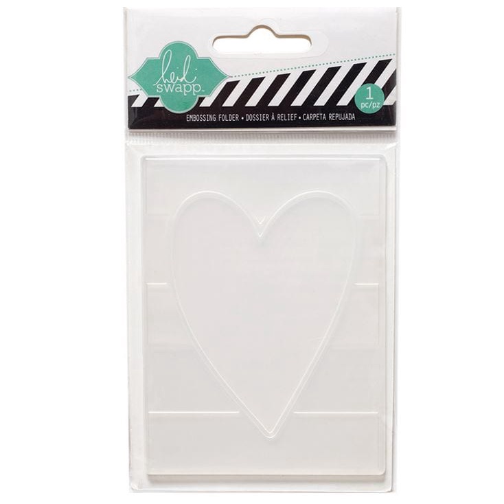 Heart Embossing Folder 3" x 4" - Heidi Swapp | Shopee Philippines